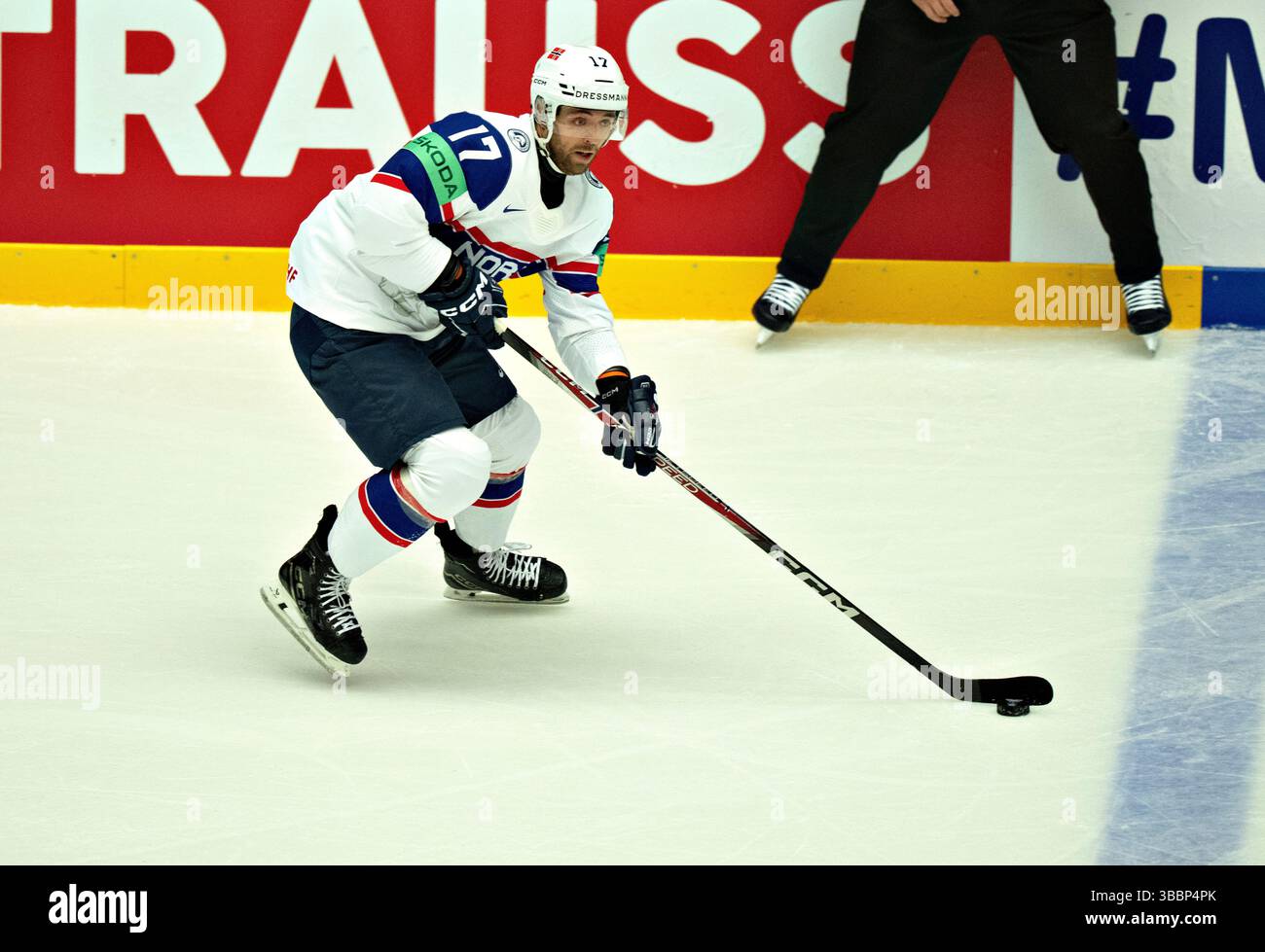 Norway's Eirik Salsten during the group B match between Norway and ...
