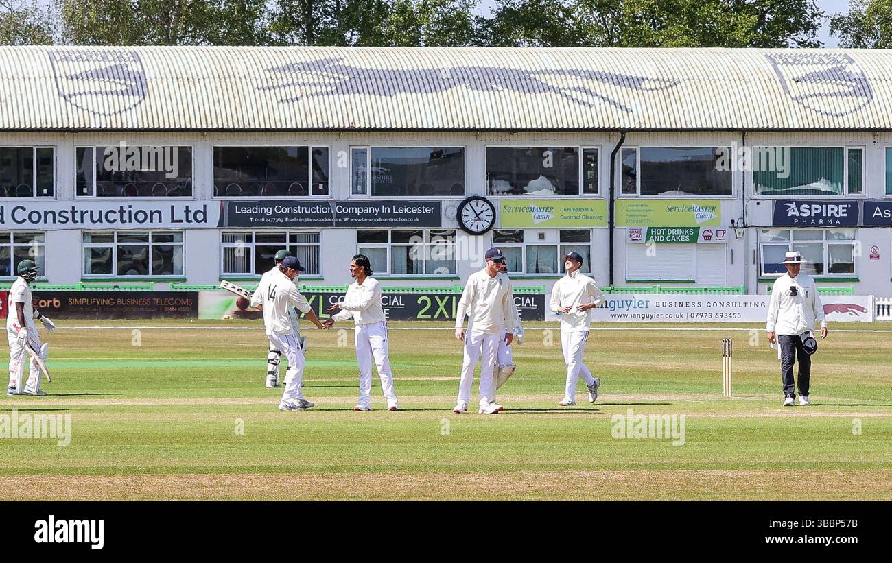 Leicester, UK. 16th May, 2025. #9, Jafer Chohan of Yorkshire is ...