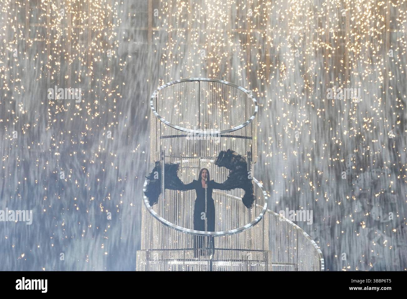 Yuval Raphael from Israel performs the song "New Day Will Rise" during ...