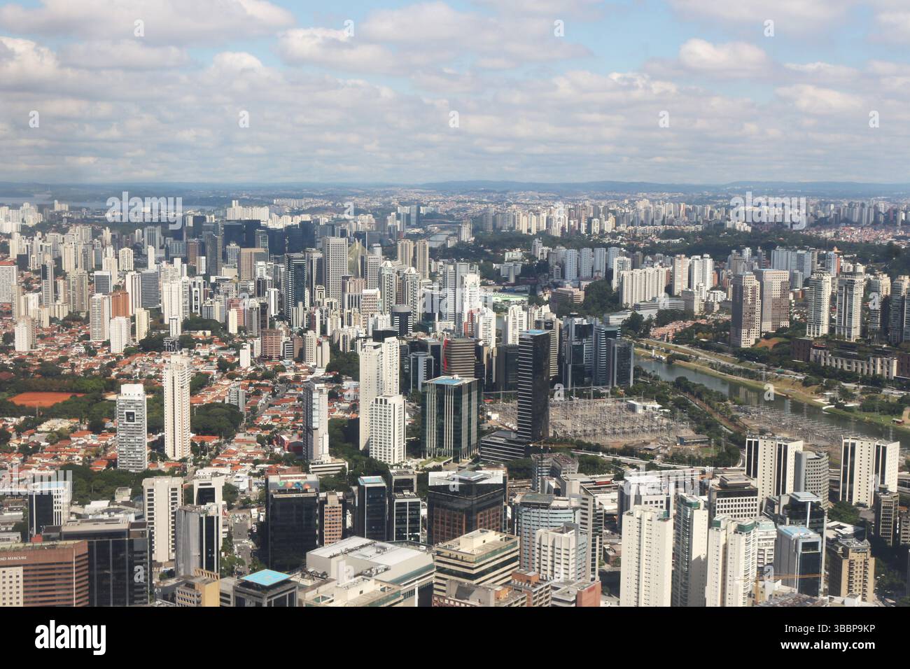 Aerial view of São Paulo - One of the largest cities in the world Stock ...
