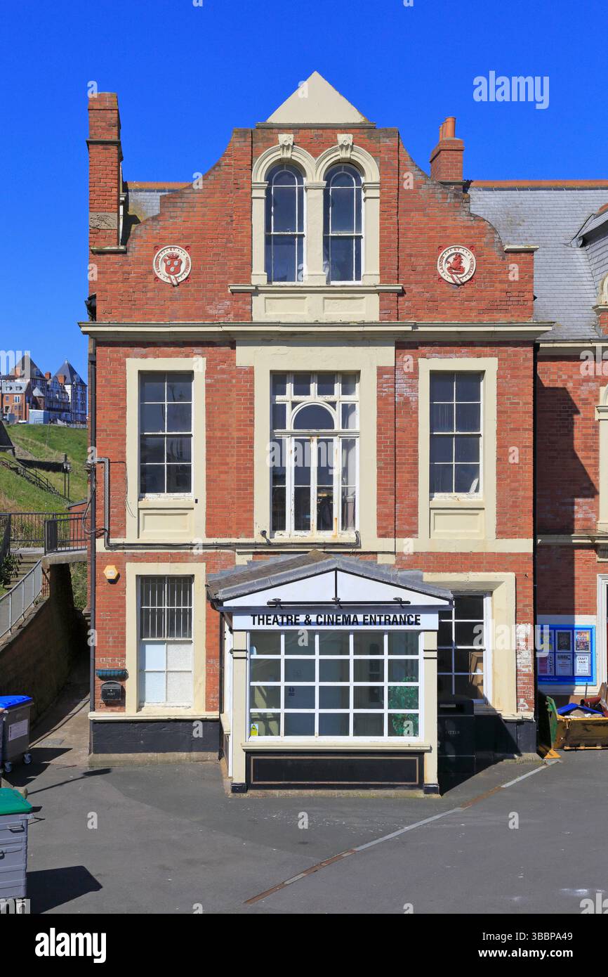 Theatre and Cinema entrance Whitby Pavilion, Whitby, North Yorkshire ...