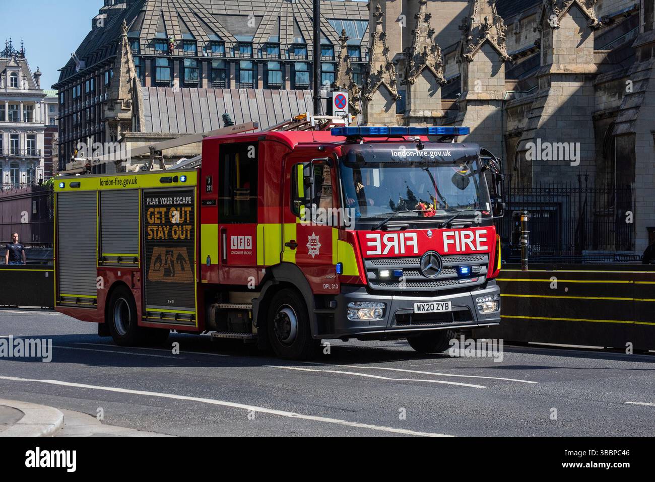 Fire truck seen using hi-res stock photography and images - Alamy