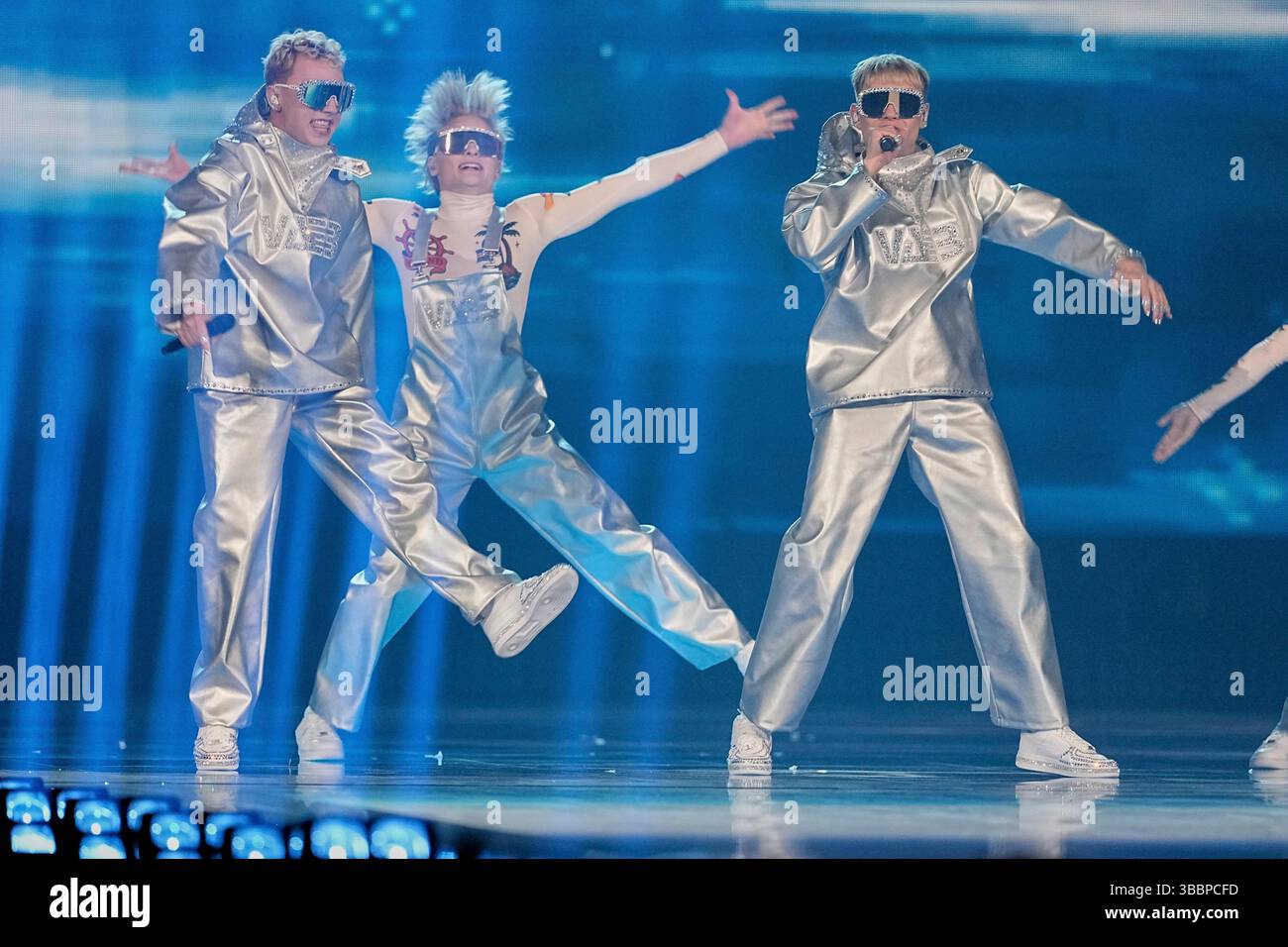 VAEB from Iceland performs the song "ROA" during the dress rehearsal ...