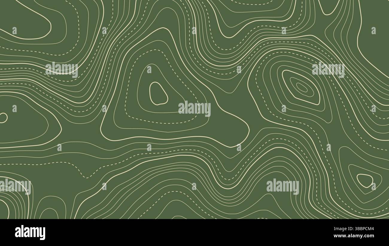 Minimal topographic contour design hi-res stock photography and images ...