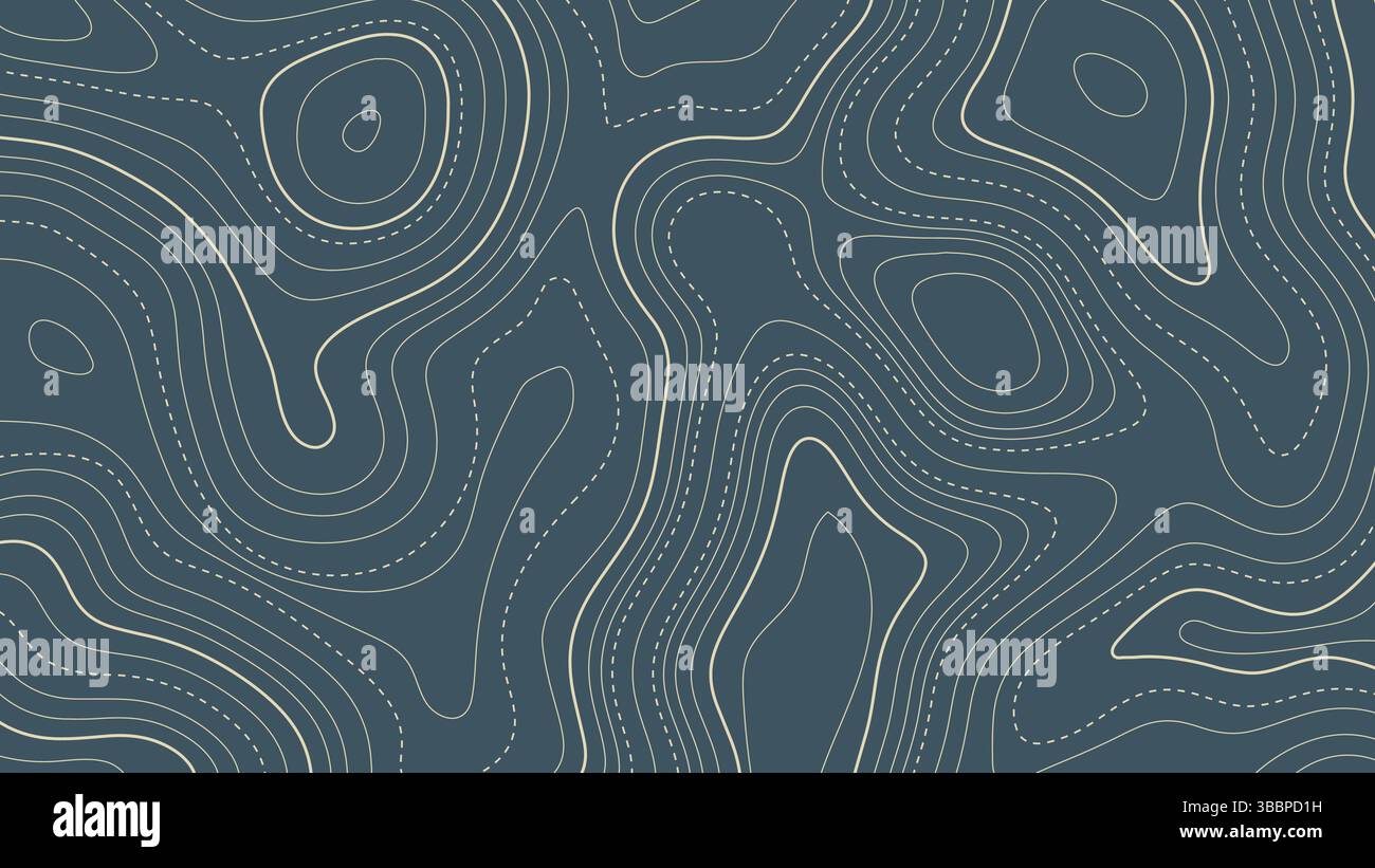 Blue Abstract Contour Drawing Background Stock Vector Image & Art - Alamy