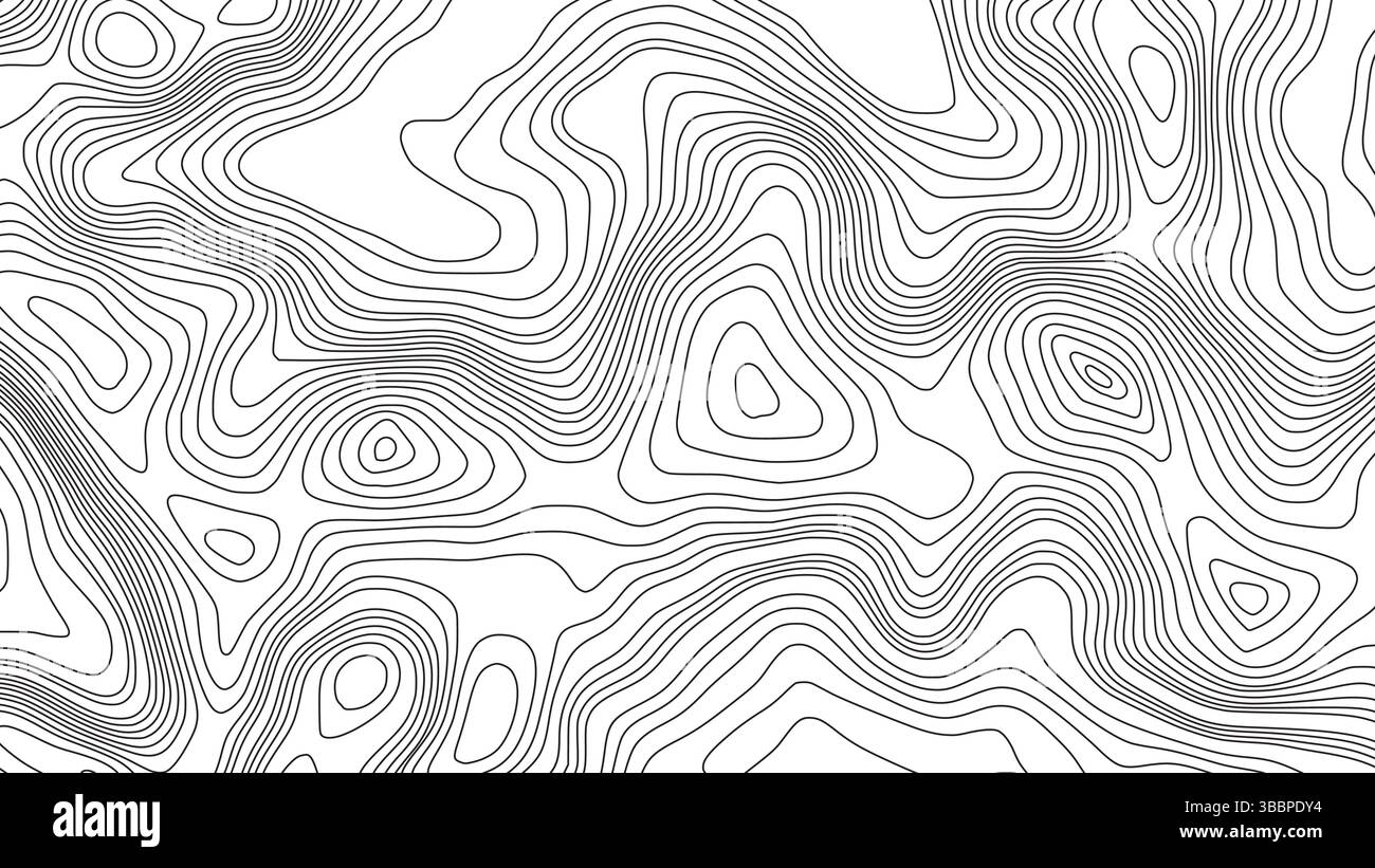 Topographic Line Art Background Stock Vector Image & Art - Alamy