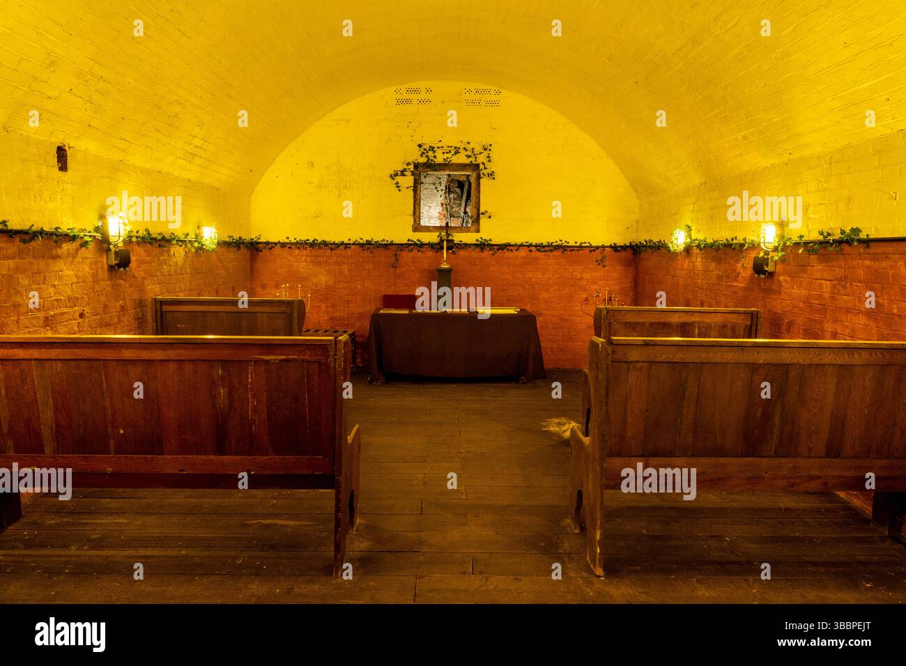 Chapel inside the fort on St Catherine's Island, Tenby, Pembrokeshire ...