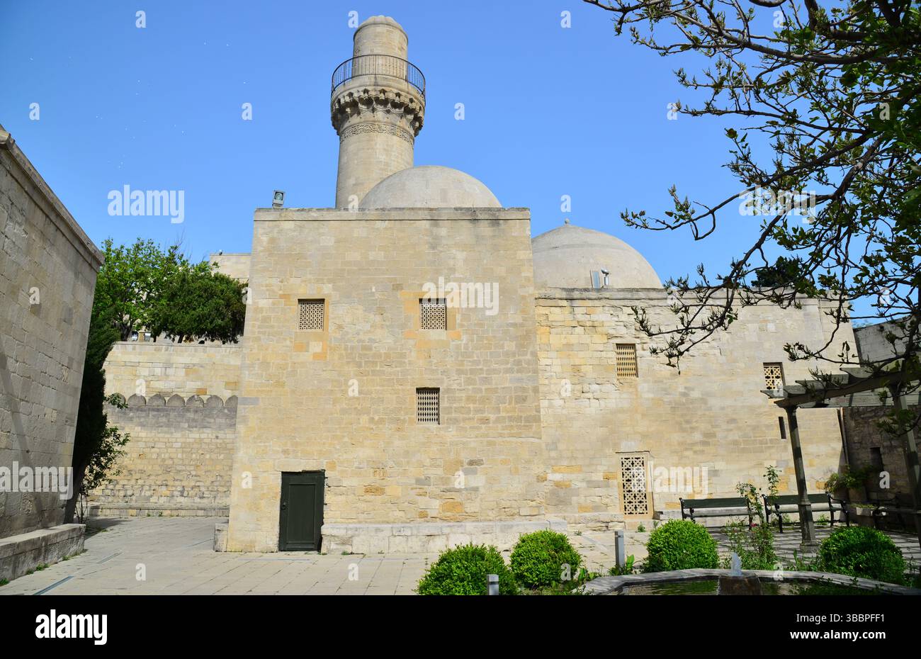The Shirvanshahs Palace in Baku, Azerbaijan was built in the 12th ...