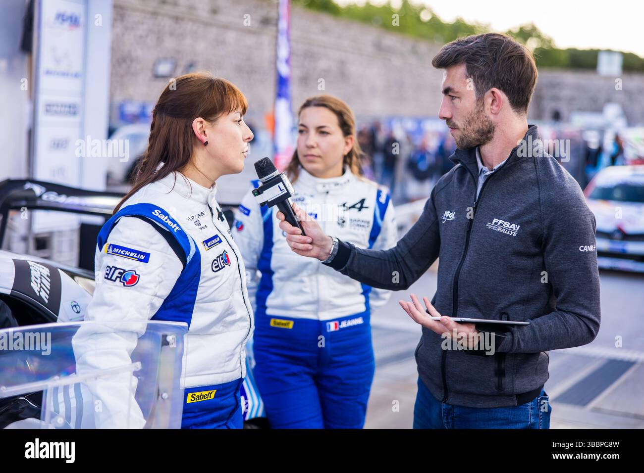 Antibes, France. 16th May, 2025. VIDUEIRA Mireille, REY Jeanne, Alpine A110 RGT, Team Bonneton ...