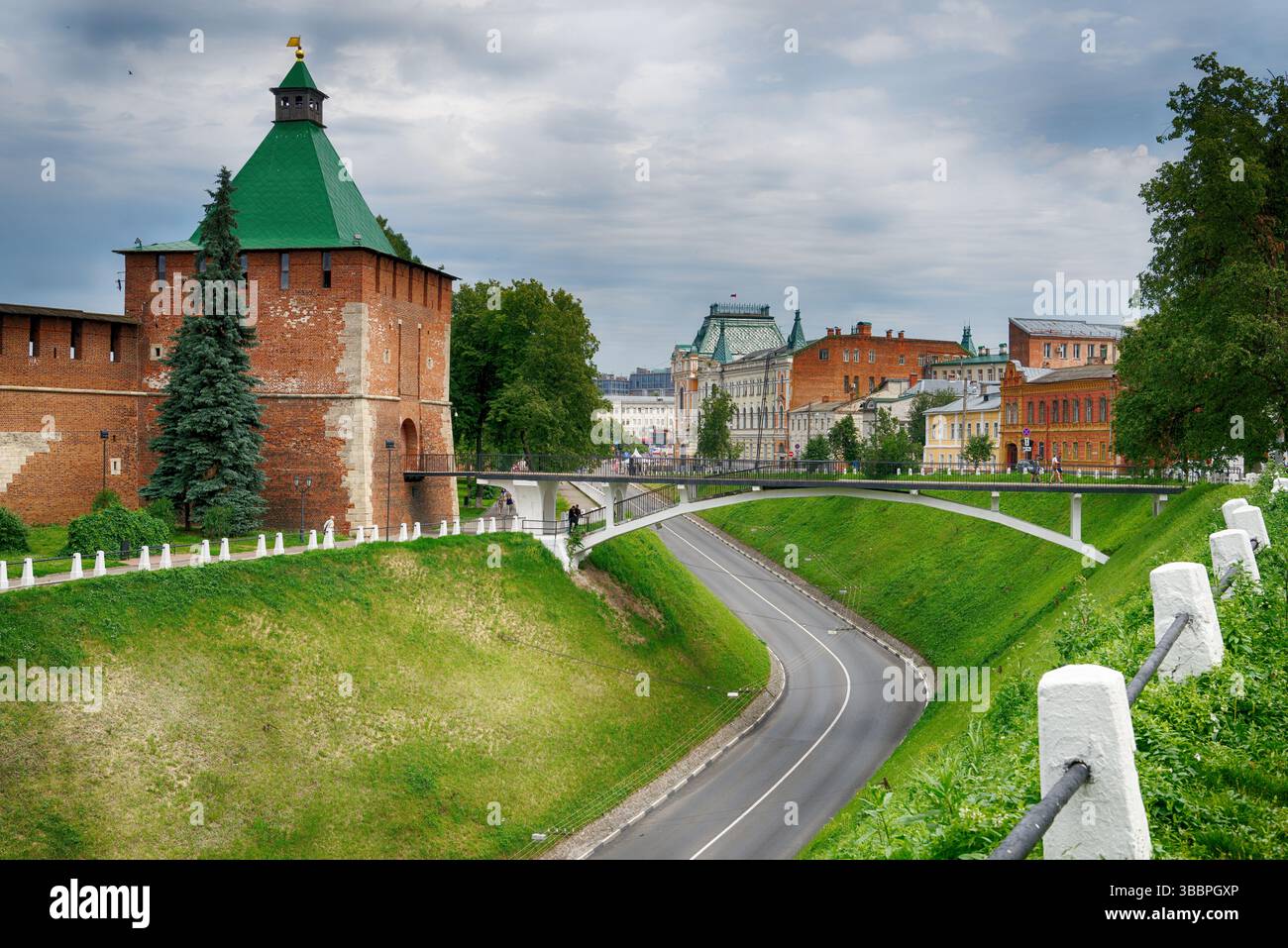 Medieval fortress walls novgorod kremlin hi-res stock photography and ...