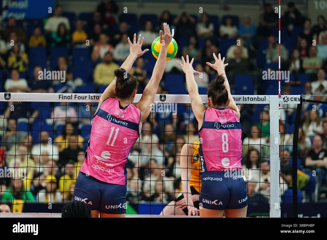 ISTANBUL, TURKIYE - MAY 04, 2025: Anna Danesi and Alessia Orro in ...