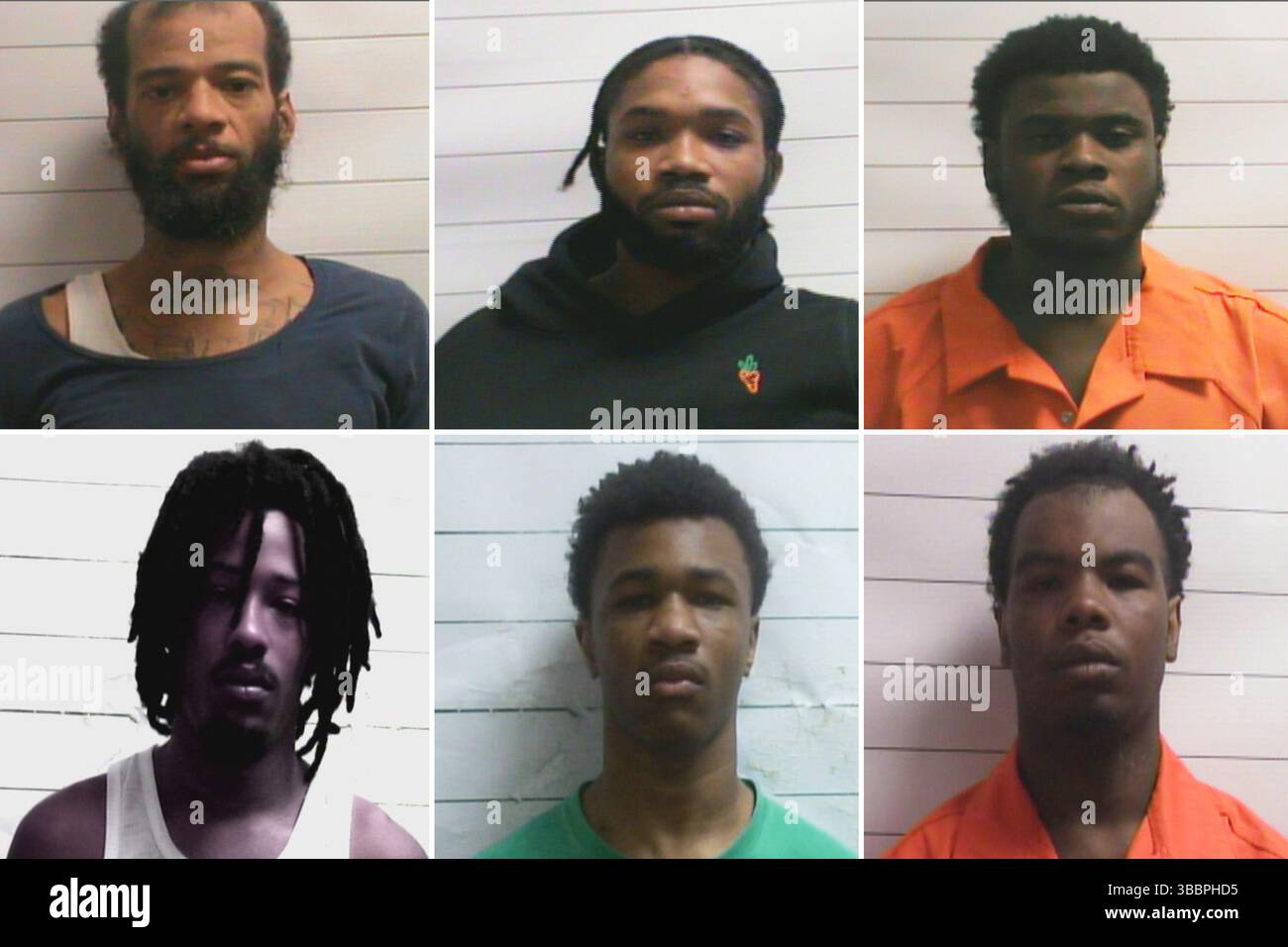 This photo combo shows inmates who escaped from a New Orleans jail ...
