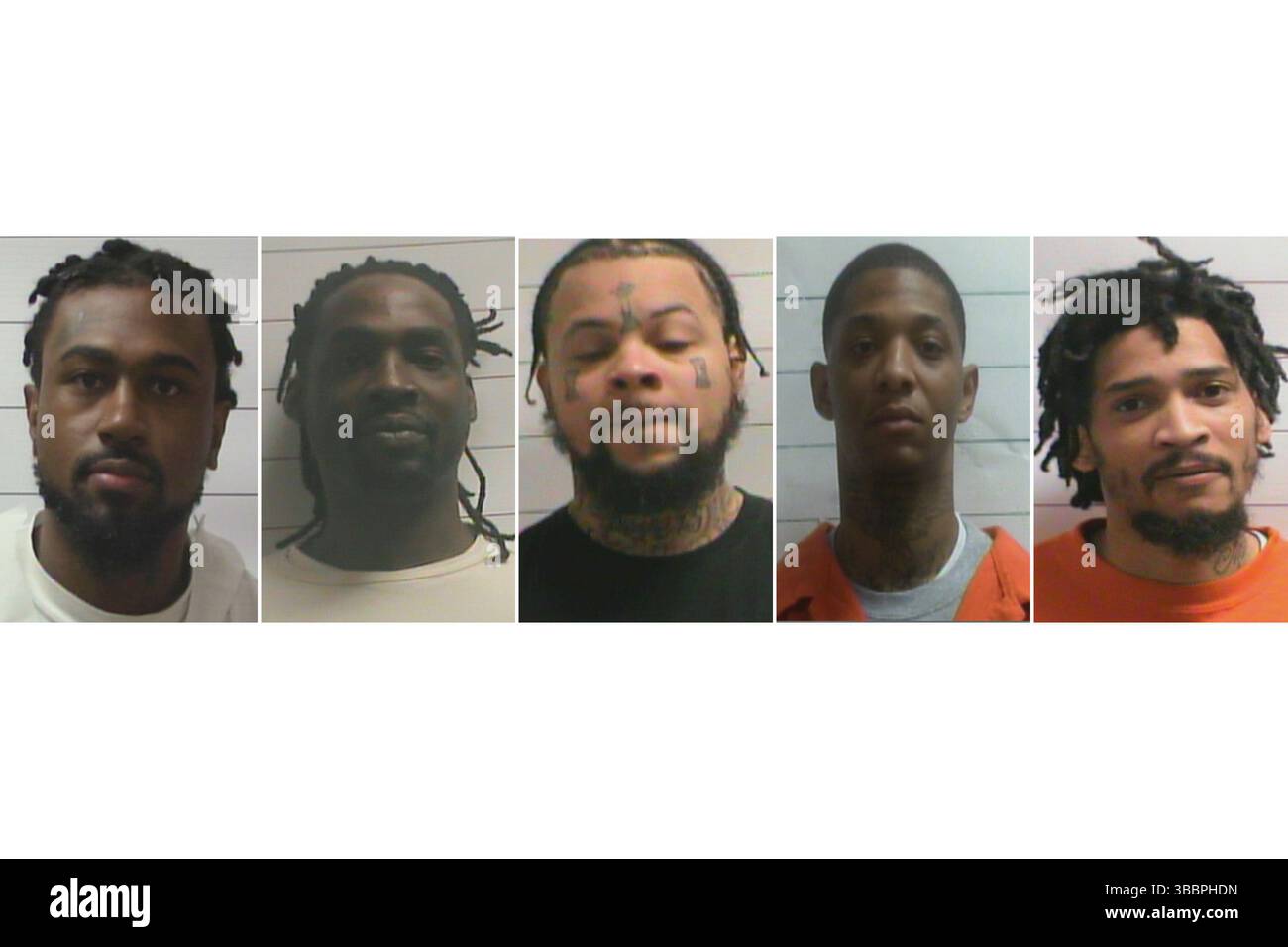 This photo combo shows inmates who escaped from a New Orleans jail ...