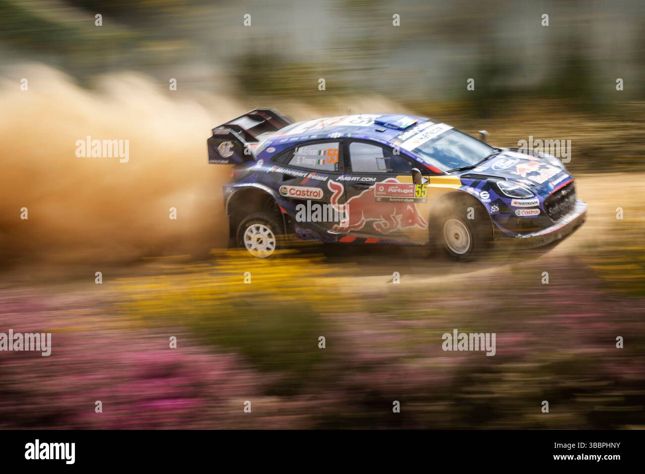 55 Joshua MCERLEAN, Eoin TREACY, Ford Puma Rally1, action during the 2025 Rally de, Portugal ...