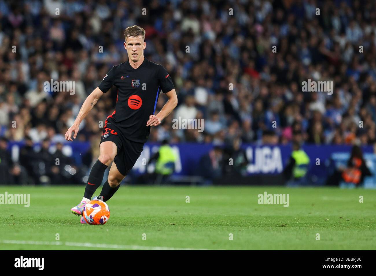 Barcelona, Spain. 15th May, 2025. Dani Olmo (20) of FC Barcelona seen ...