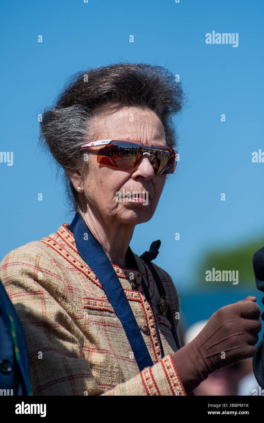 Princess Ann visits Devon County Show Stock Photo - Alamy