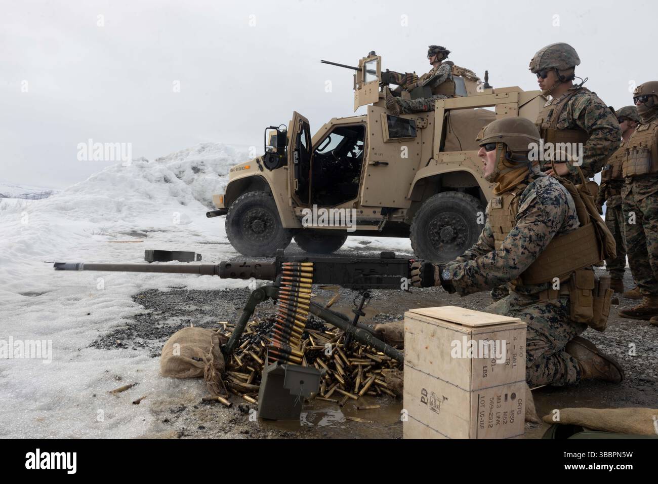 May 9, 2025 - Setermoen, Norway - U.S. Marines with Combat Logistics ...