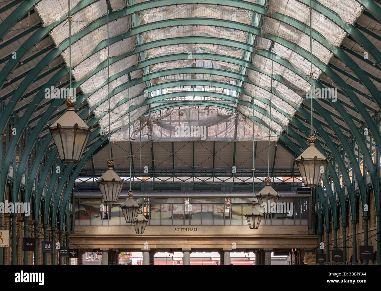 London, UK - May 13, 2025 - Architecture greco-roman style with iron ...