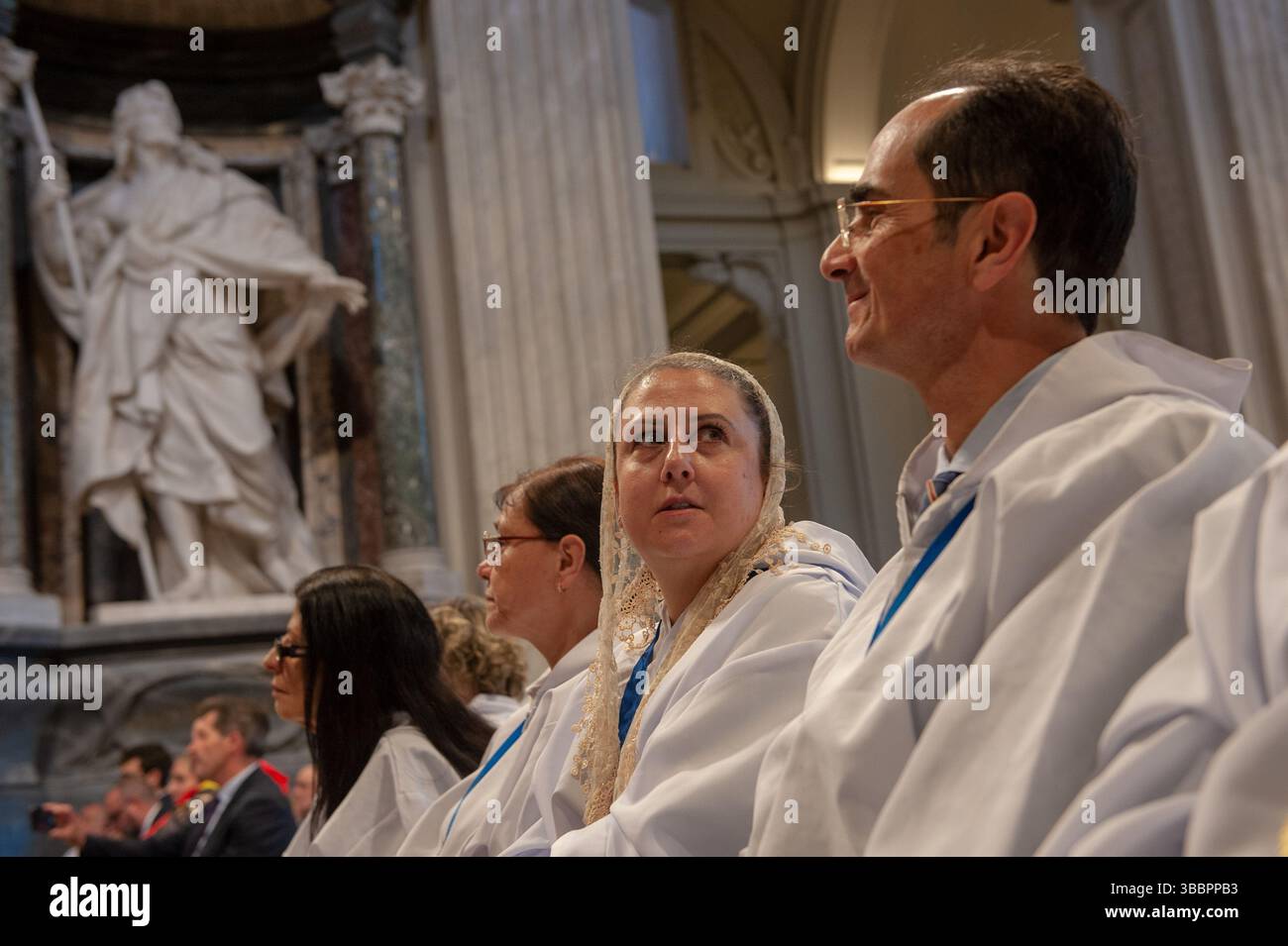 Rome, Italy May 16, 2025: Welcome meeting of Rome's brotherhoods to ...
