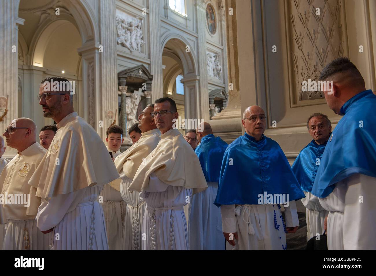 Rome, Italy May 16, 2025: Welcome meeting of Rome's brotherhoods to ...