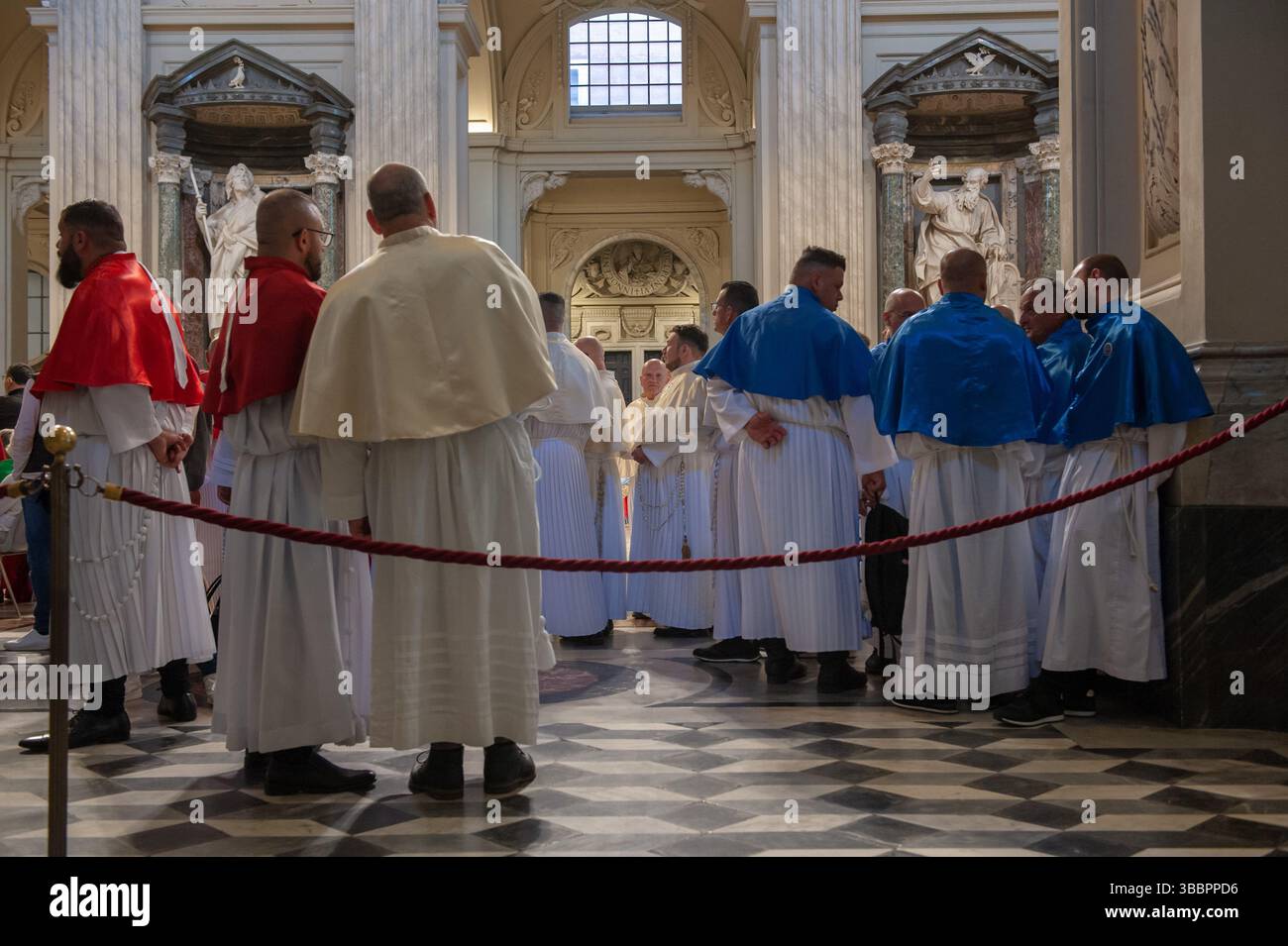 Rome, Italy May 16, 2025: Welcome meeting of Rome's brotherhoods to ...