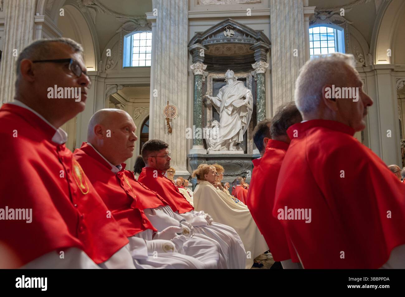 Rome, Italy May 16, 2025: Welcome meeting of Rome's brotherhoods to ...