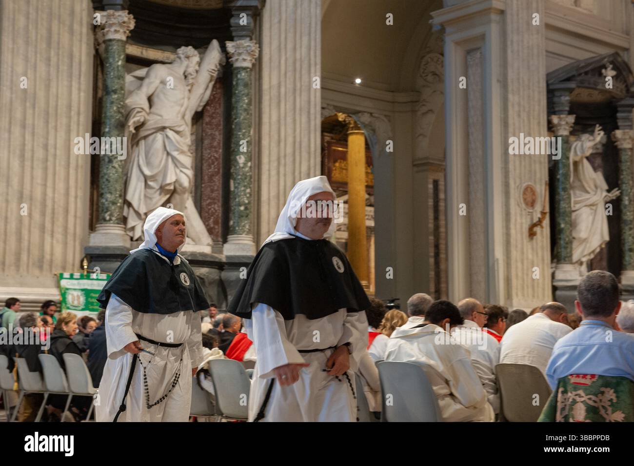 Rome, Italy May 16, 2025: Welcome meeting of Rome's brotherhoods to ...
