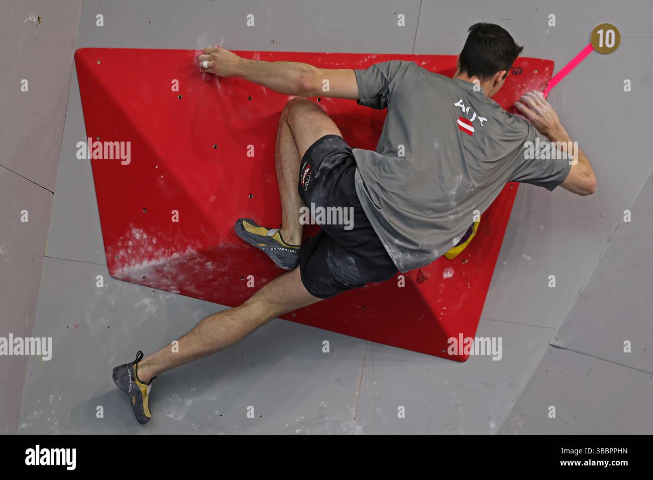 Curitiba, Brazil. 16th May, 2025. Jan-Luca Posch from Austria competes ...