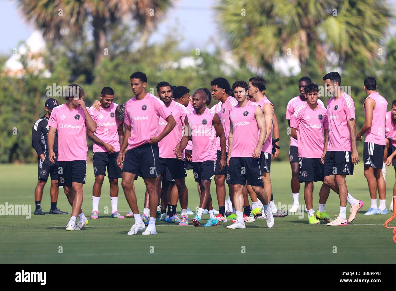 FORT LAUDERDALE, FL - MAY 16: Inter Miami CF players attend an Inter ...