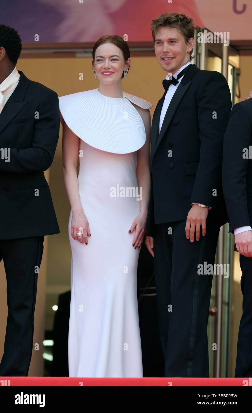 CANNES, FRANCE. May 16, 2025: Emma Stone & Austin Butler at the ...