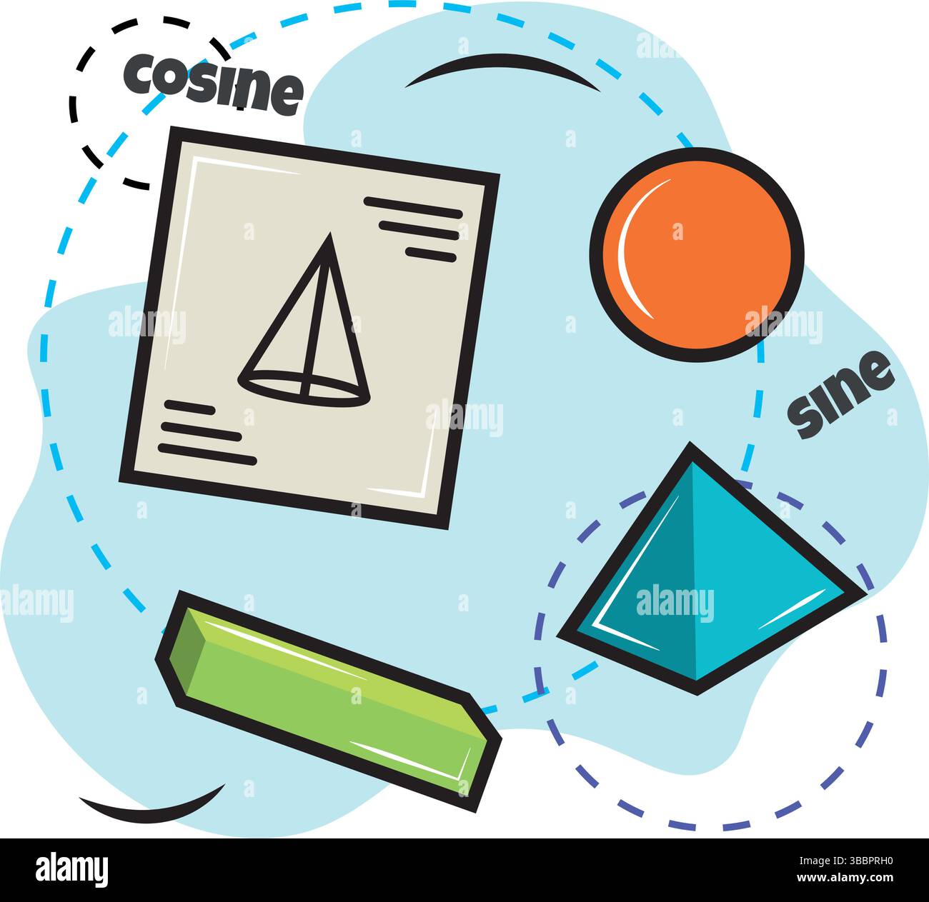 Geometry math objects. Vector illustration Stock Vector Image & Art - Alamy