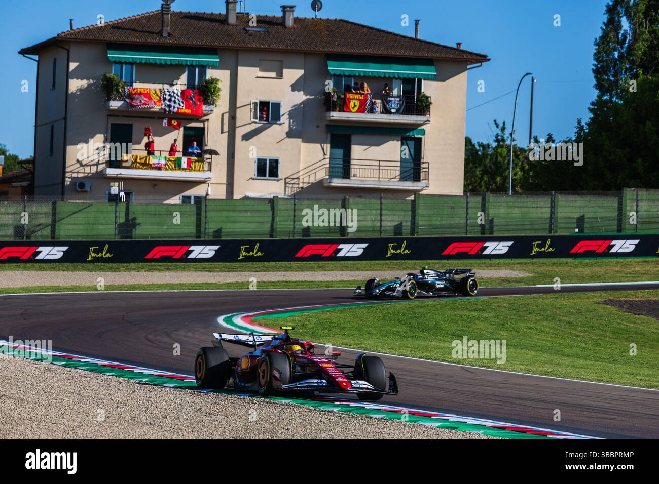 Autodromo Enzo e Dino Ferrari, Imola, Italy.16.May.2025; Lewis Hamilton ...
