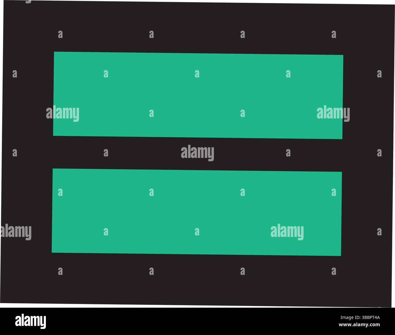 Green equal math symbol. Vector illustration Stock Vector Image & Art ...