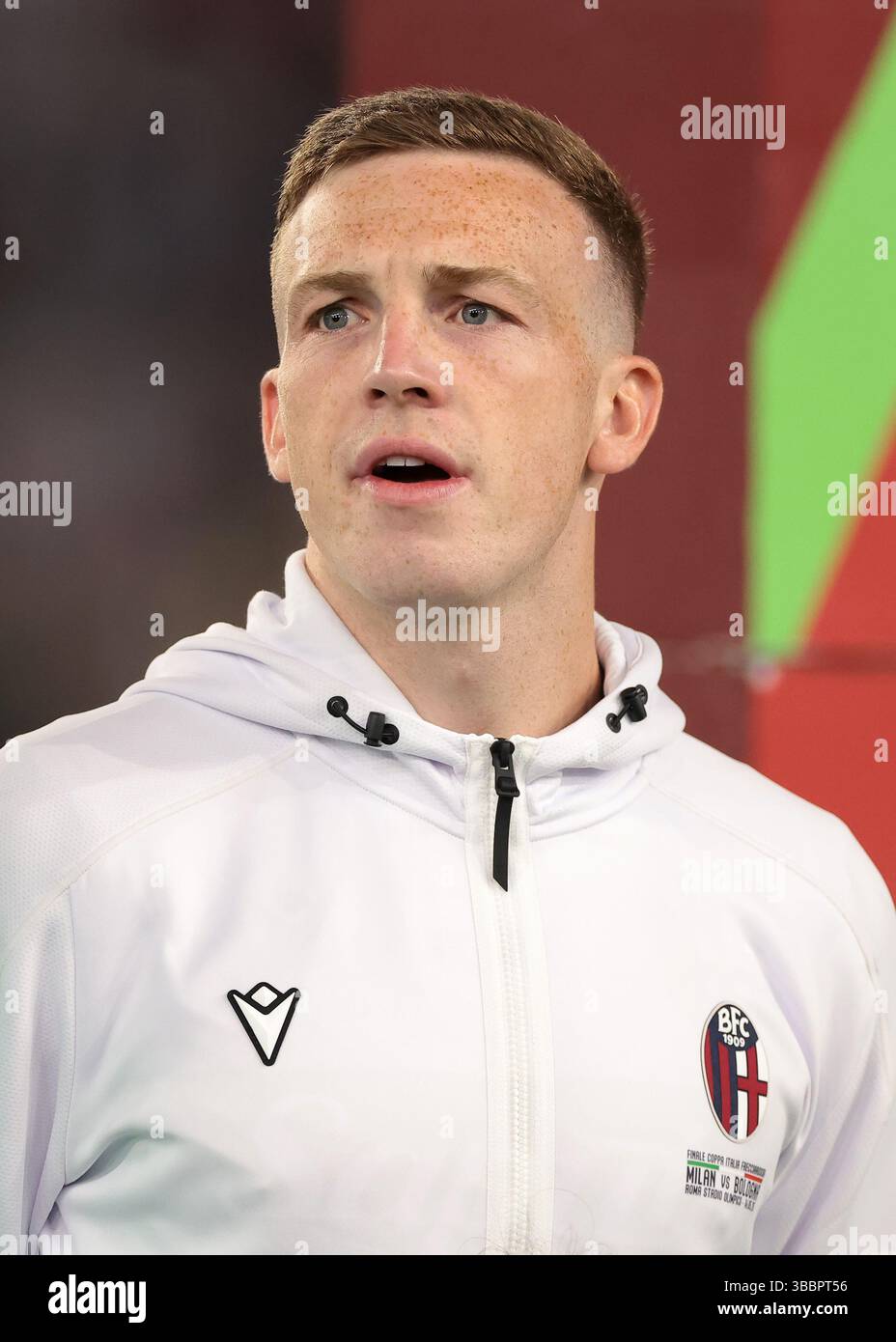 Rome, Italy. 14th May, 2025. Lewis Ferguson of Bologna FC looks on ...