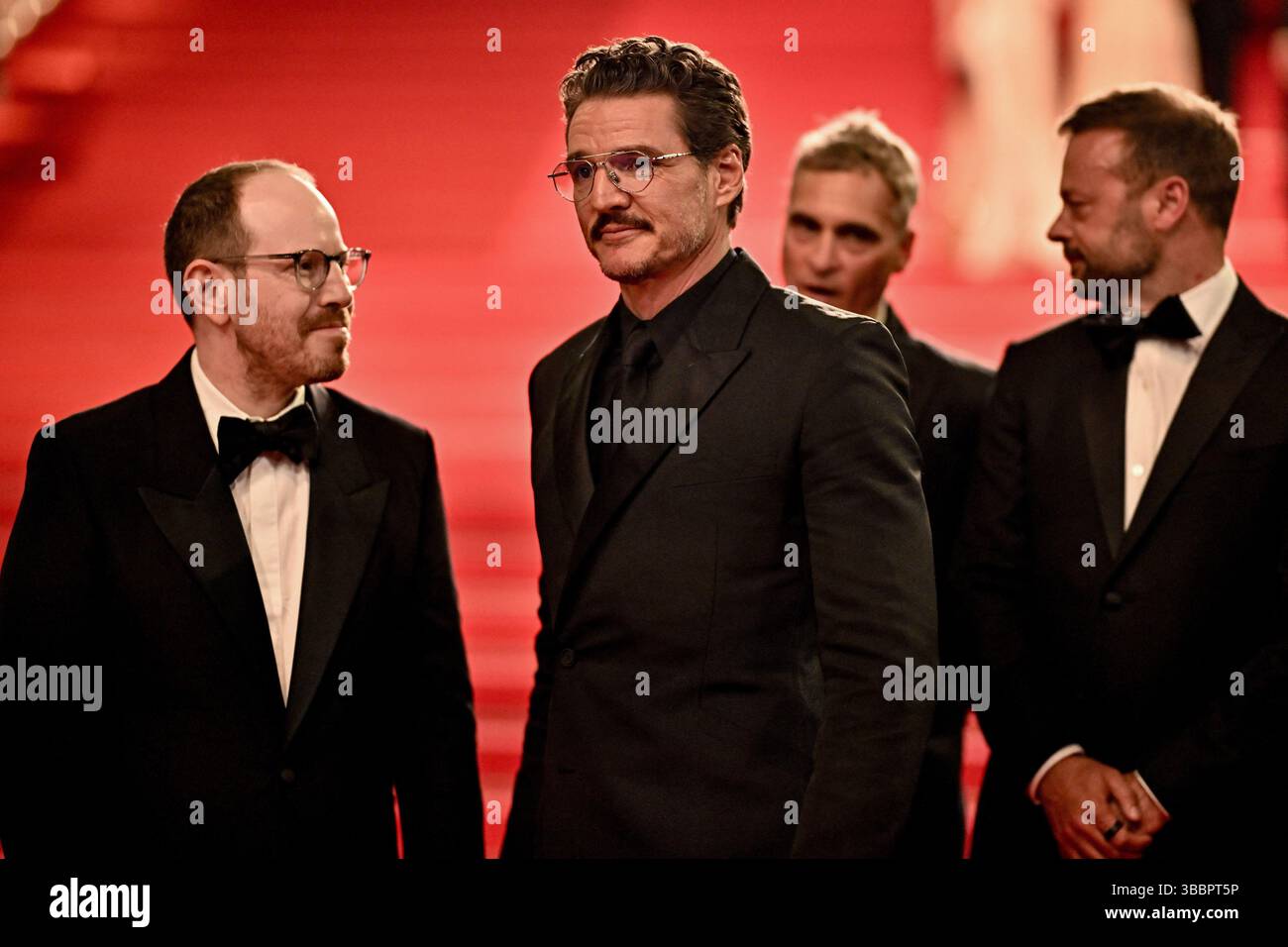 Cannes, France. 16th May, 2025. Ari Aster, Pedro Pascal exiting the ...