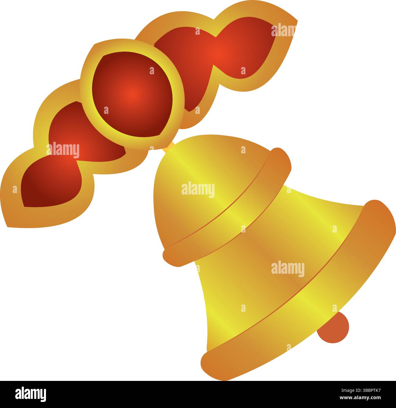 Golden temple bell design. Vector illustration Stock Vector Image & Art ...
