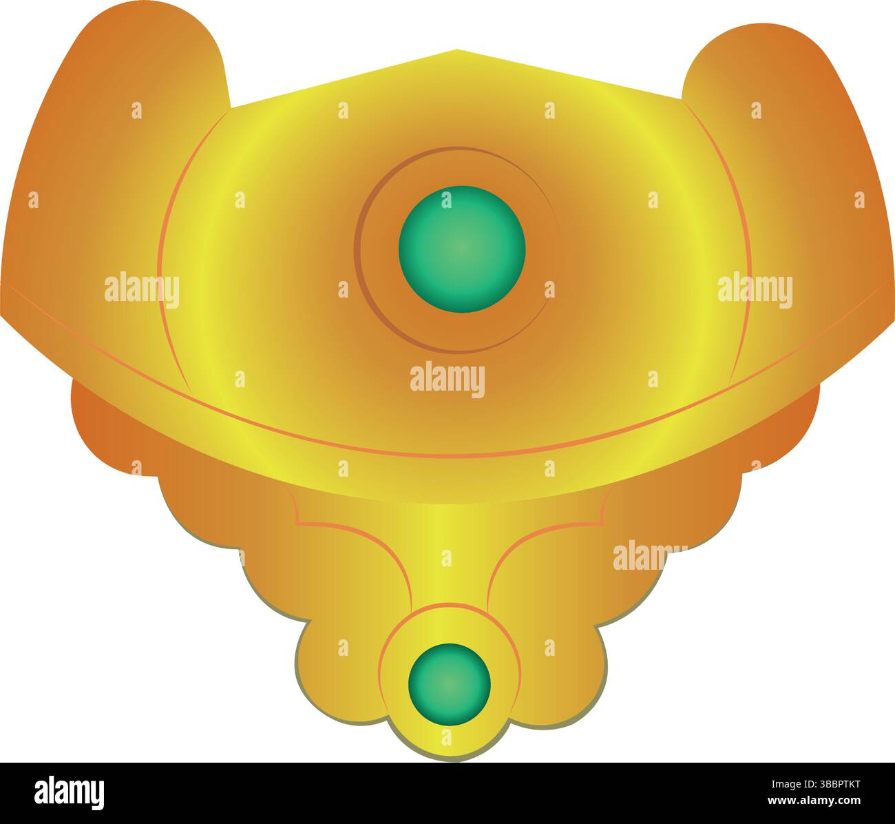 Golden hindu crown design. Vector illustration Stock Vector Image & Art ...