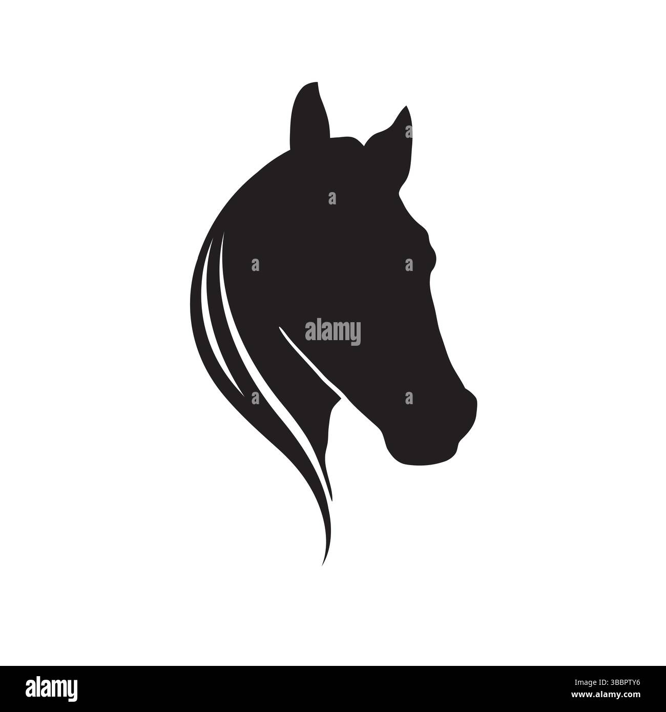 Elegant Horse Stallion or Equestrian Logo Symbol Stock Vector Image ...