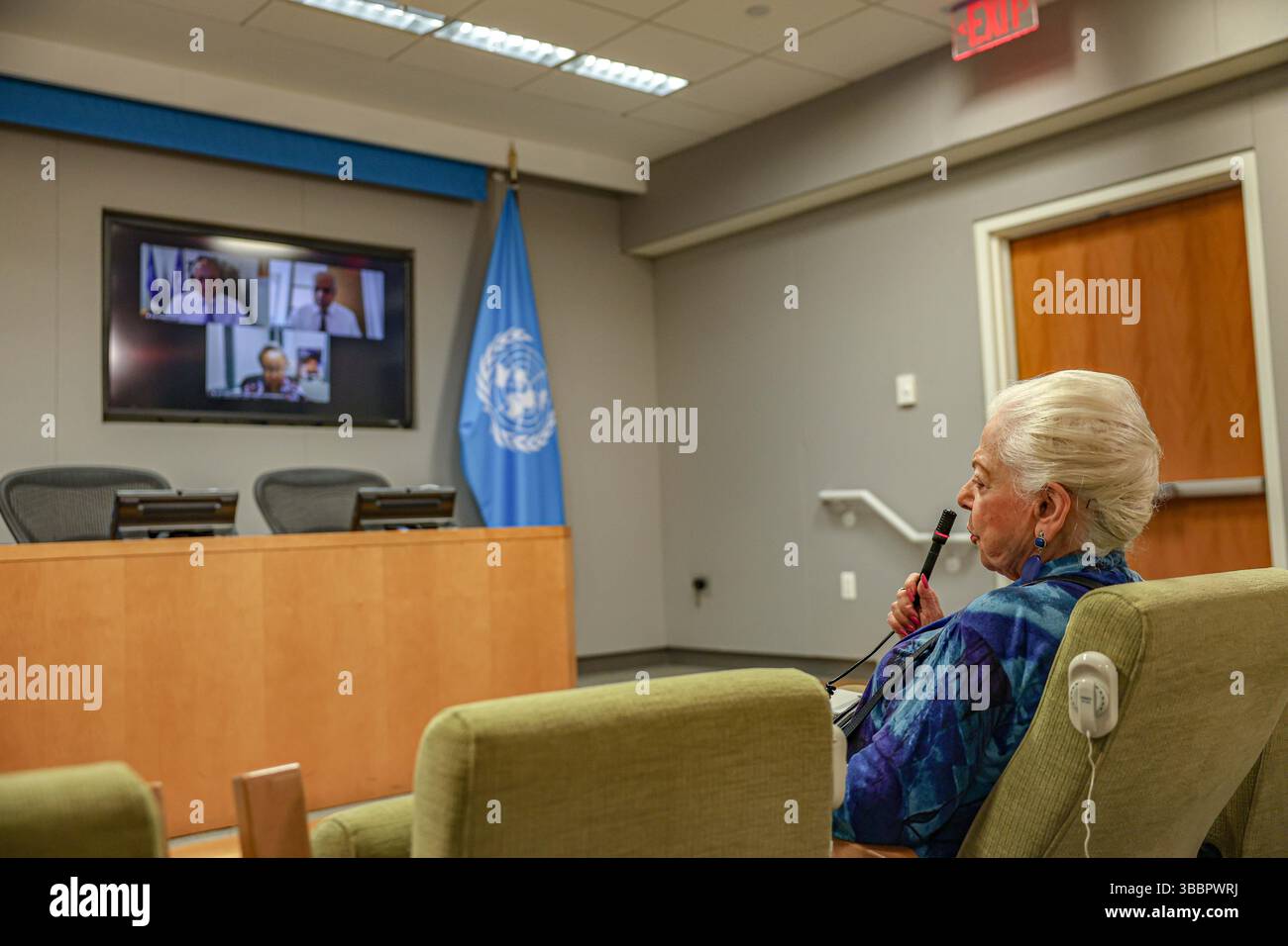 New York, New York, USA. 16th May, 2025. ARIF HUSAIN, WFP, REIN PAULSEN ...