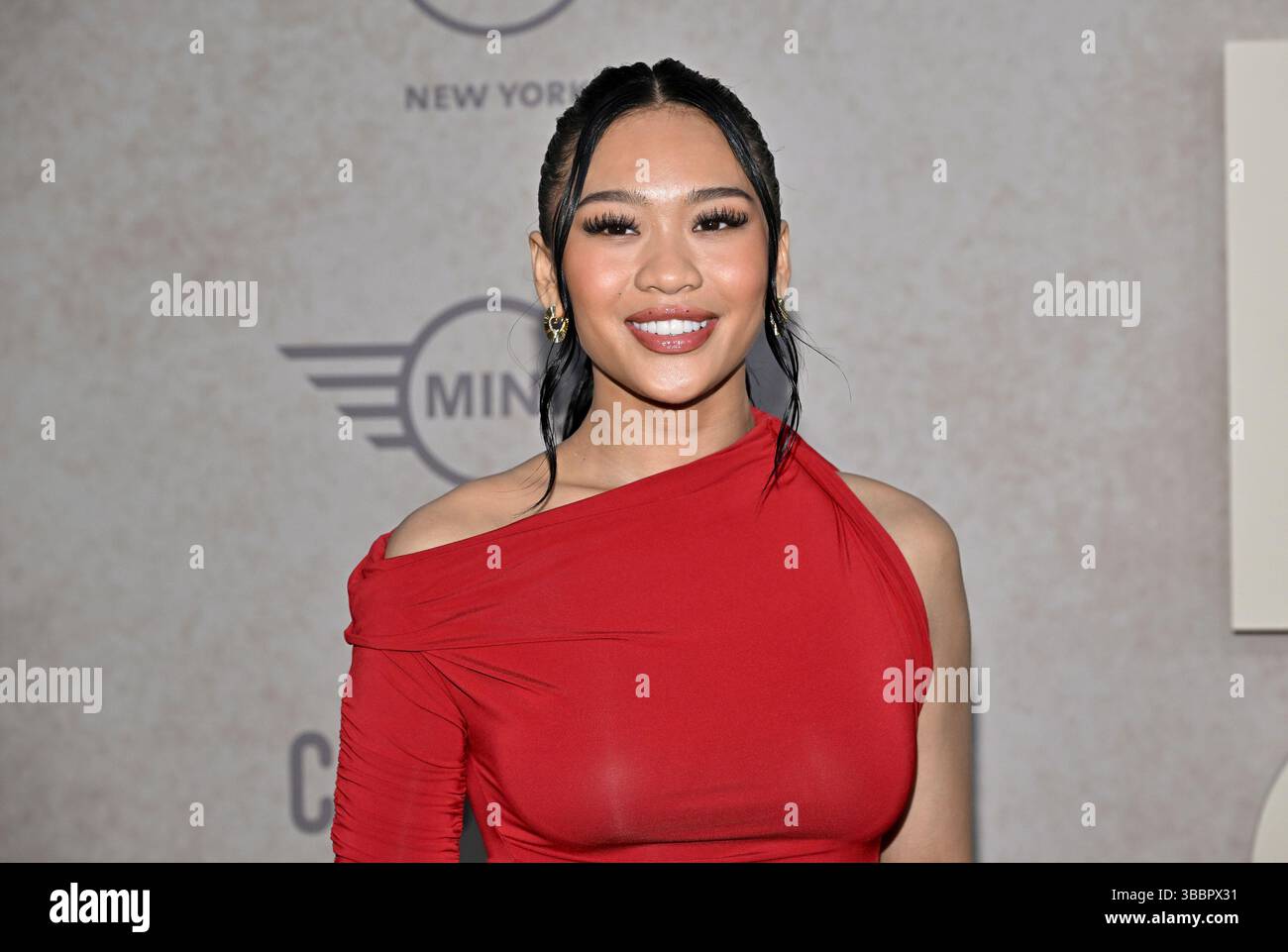 Sunisa Lee attends the Sports Illustrated Swimsuit Edition launch party at the Hard Rock Hotel ...
