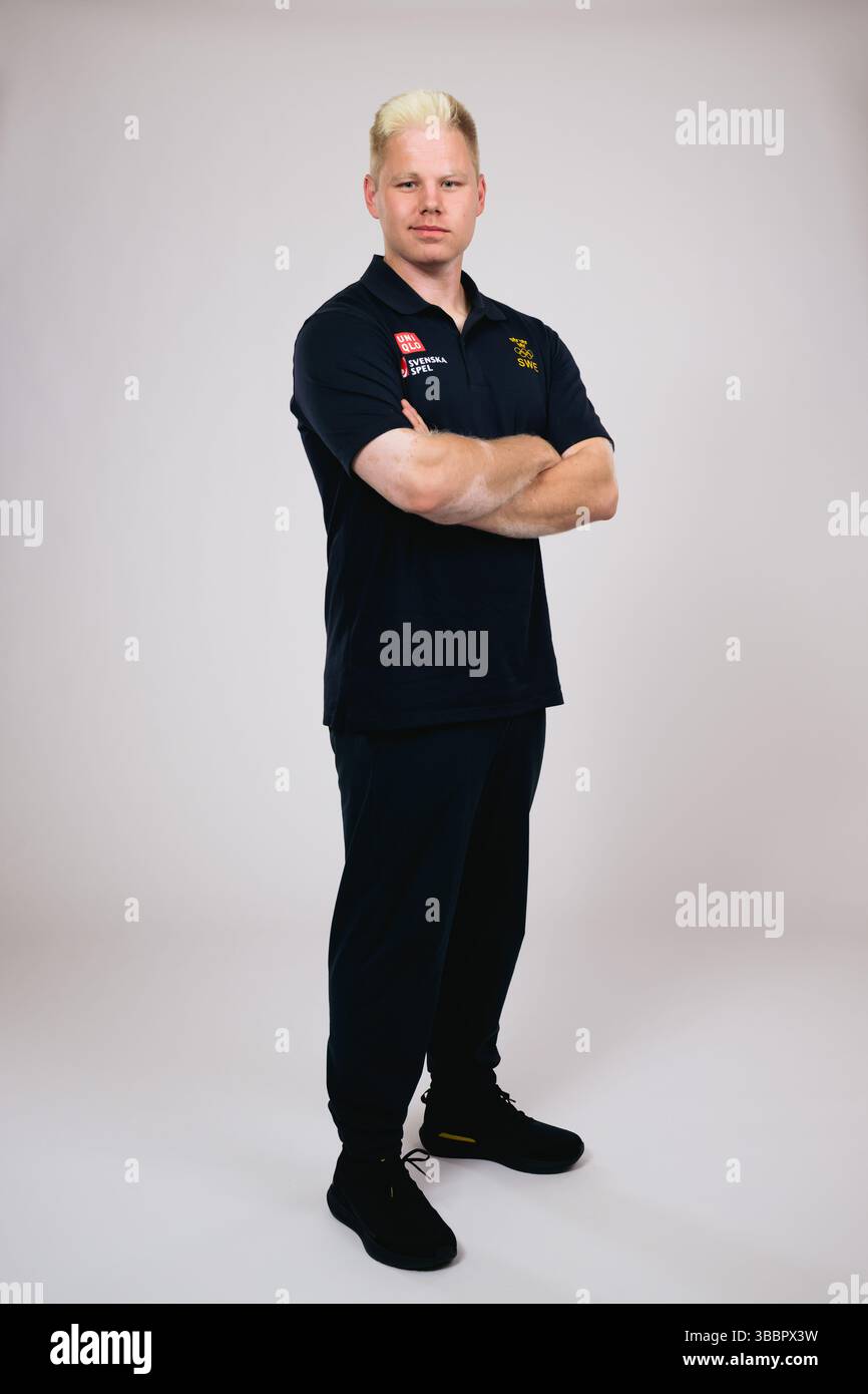 250516 Luge athlete Svante Kohola of Sweden poses for a portrait during ...