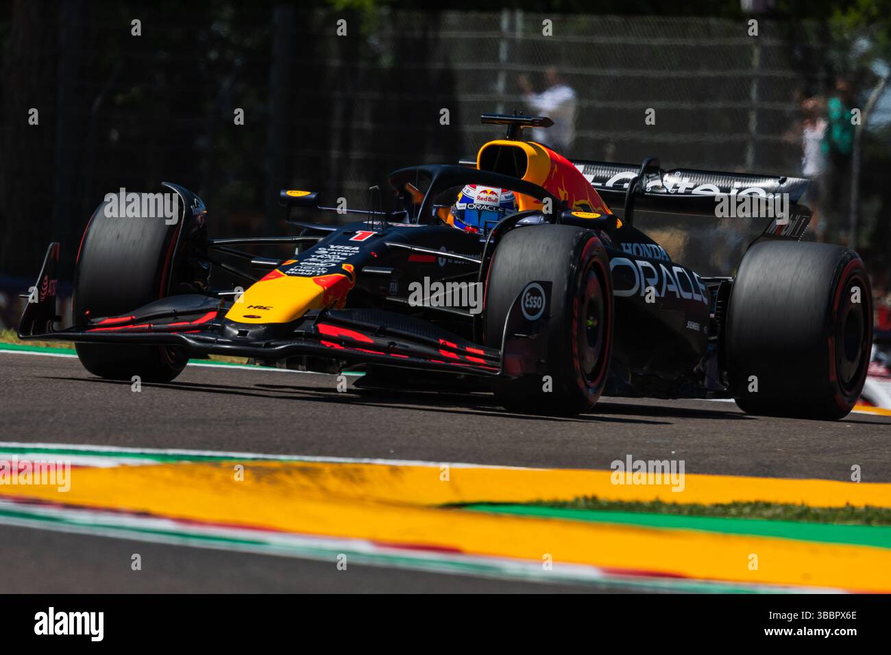 Autodromo Enzo e Dino Ferrari, Imola, Italy.16.May.2025; Max Verstappen ...