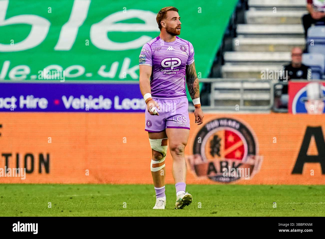 WIGAN, ENGLAND - MAY 16: Adam Keighran of Wigan Warriors during the ...