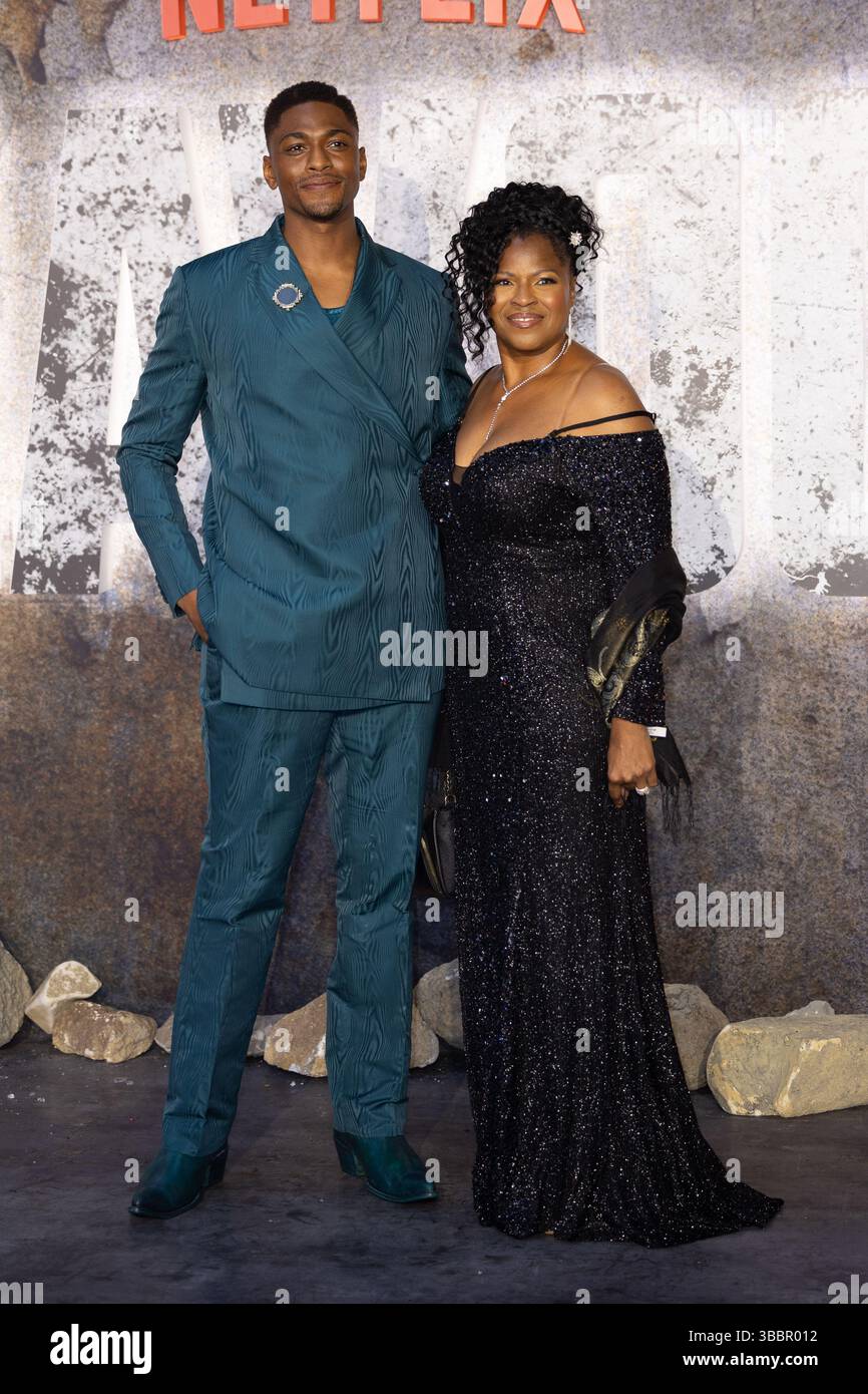 The film cast attends the Havoc World Premiere at the BFI IMAX in ...