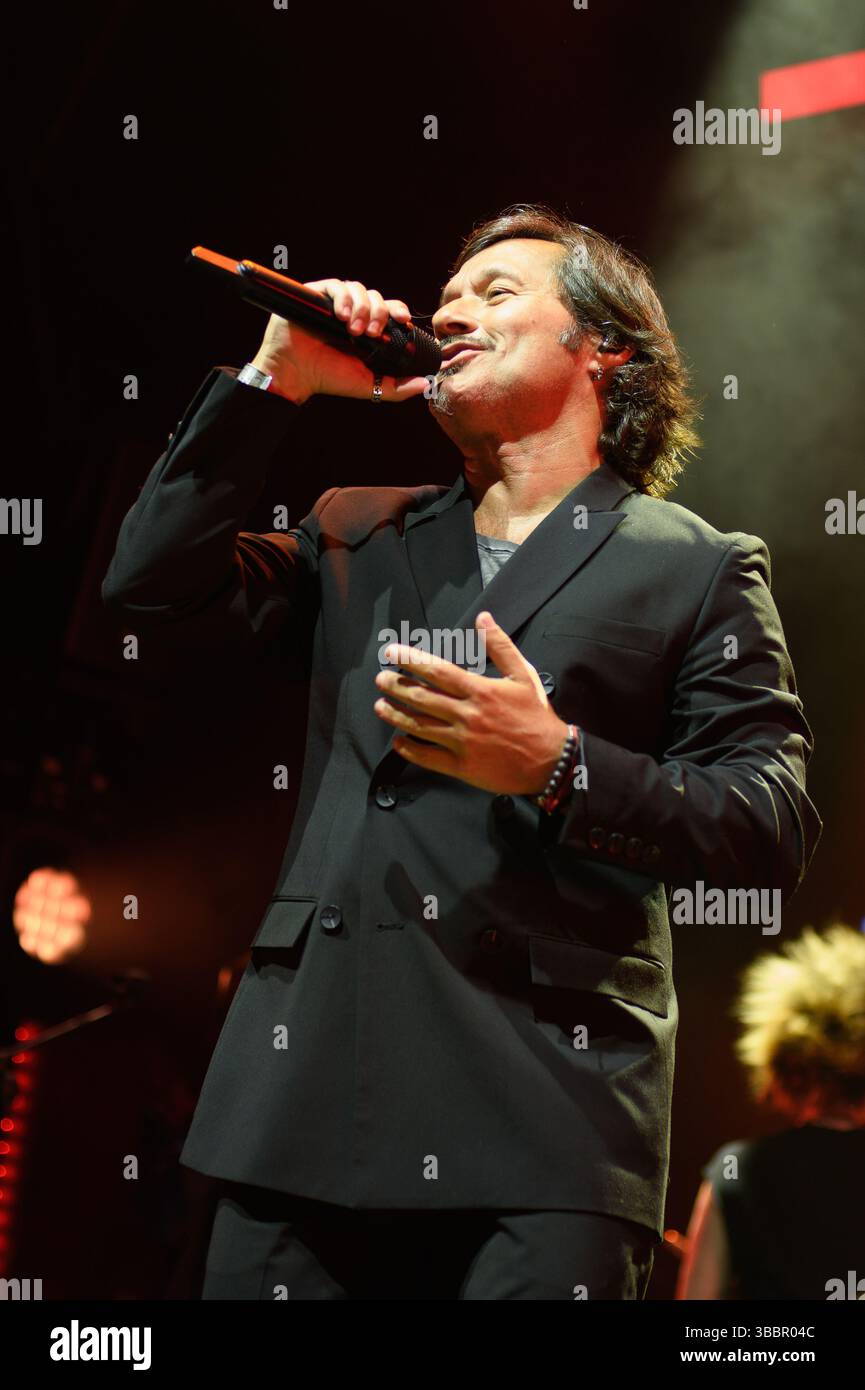 The Argentine singer Diego Torres performs in concert at Chango Club on ...