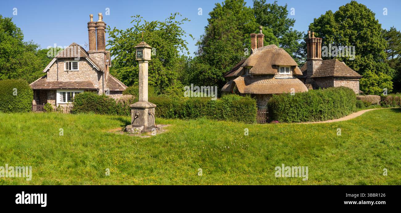 the cottages of Blaise hamlet in Bristol UK Stock Photo - Alamy