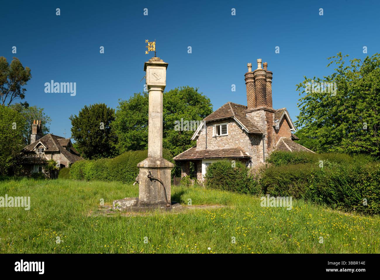 the cottages of Blaise hamlet in Bristol UK Stock Photo - Alamy
