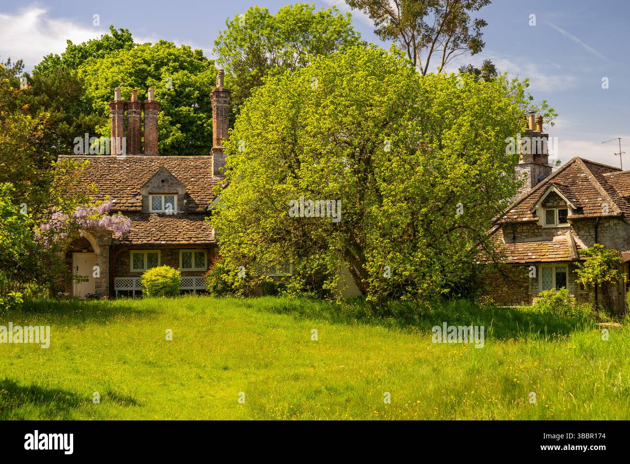 the cottages of Blaise hamlet in Bristol UK Stock Photo - Alamy
