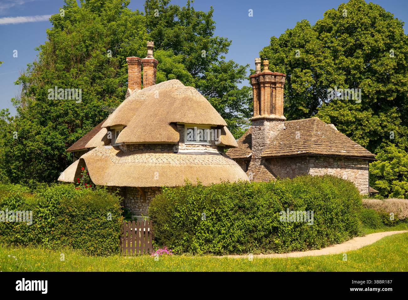 the cottages of Blaise hamlet in Bristol UK Stock Photo - Alamy