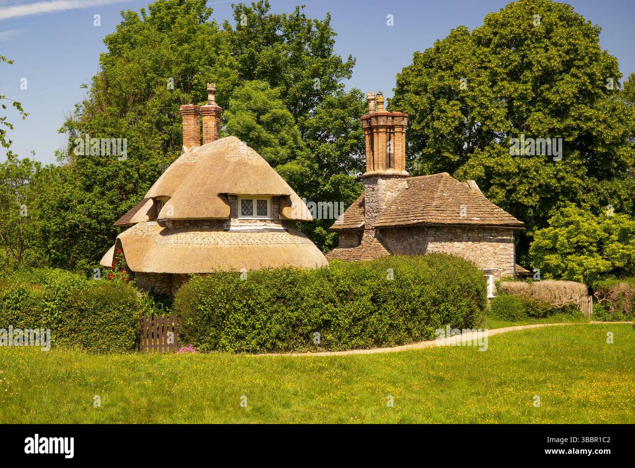 the cottages of Blaise hamlet in Bristol UK Stock Photo - Alamy